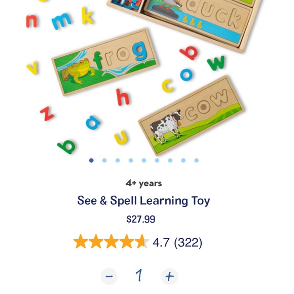 Melissa & Doug | Toys | Melissa Doug Red And Blue See Spell Learning ...